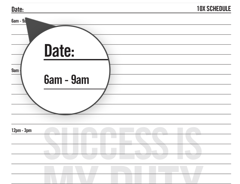 10X Planner - Grant Cardone - 10X Your Business and Life