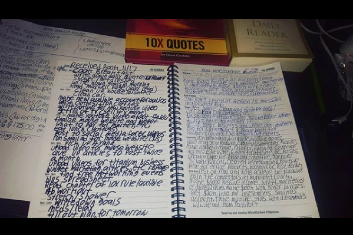 10X Planner - Grant Cardone - 10X Your Business and Life